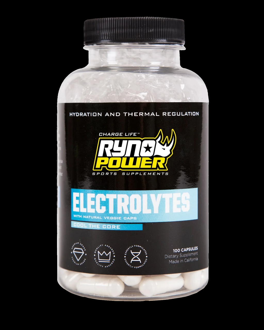 Electrolytes Supplement Tablets 100 Capsules (50 Servings)
